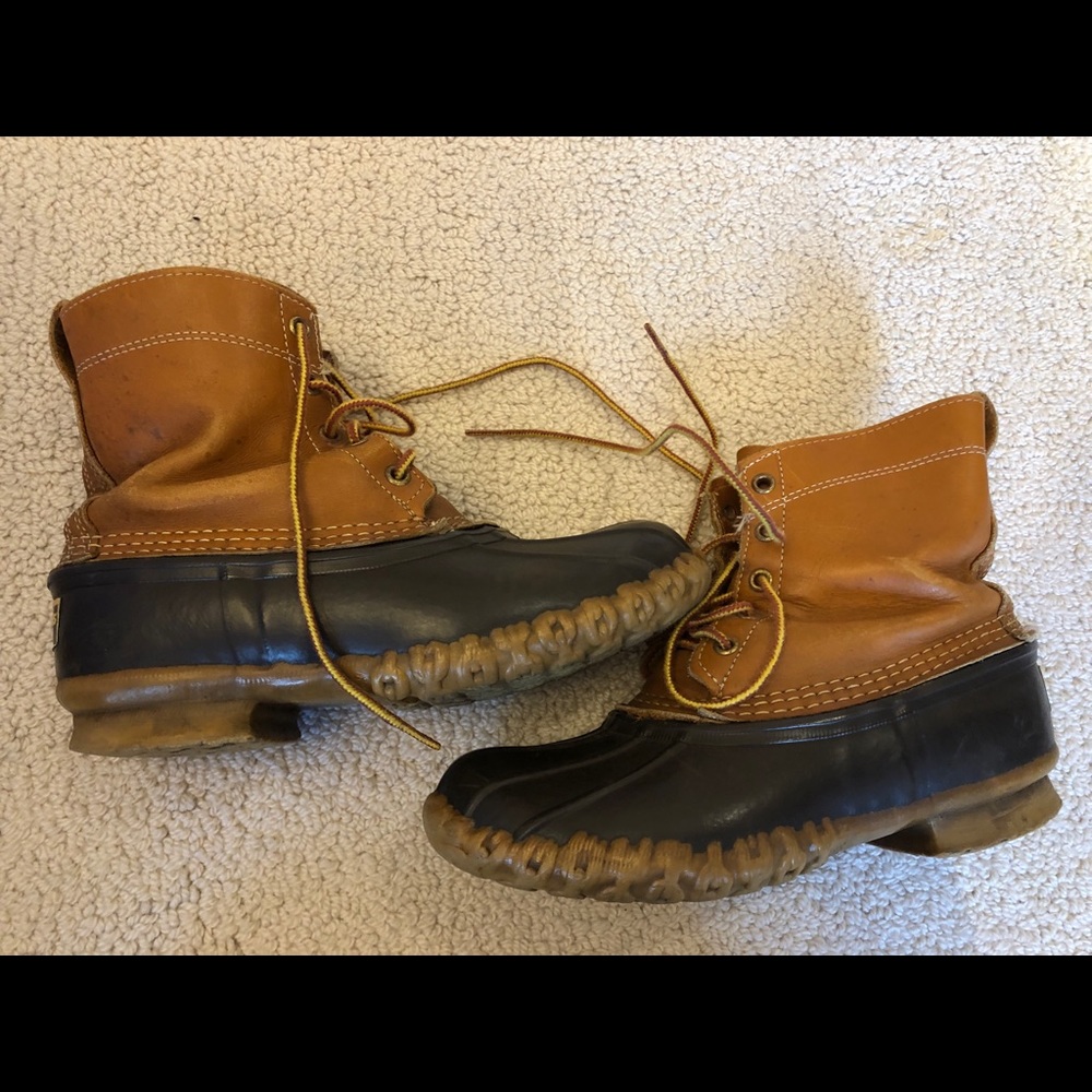 Ll Bean Original Brown Leather Boots - Women’s 7m - Gem